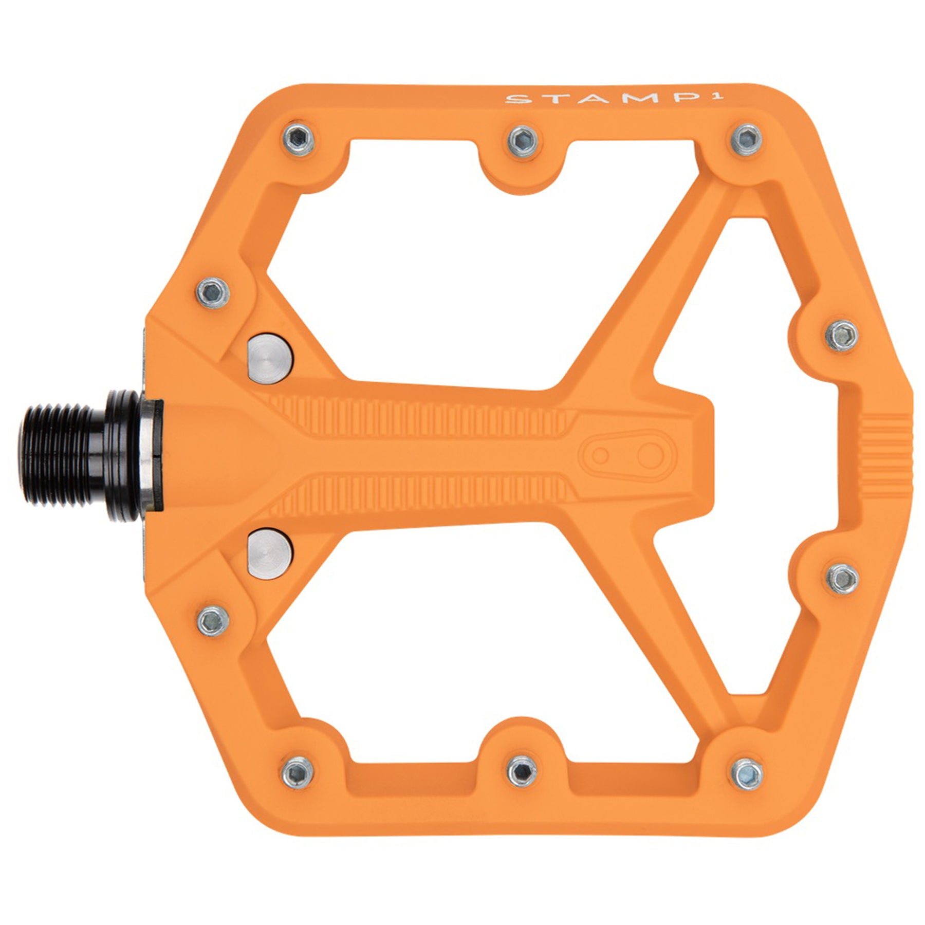 Crankbrothers Stamp 1 Gen 2 Platform Composite Pedals - Orange, Small ...