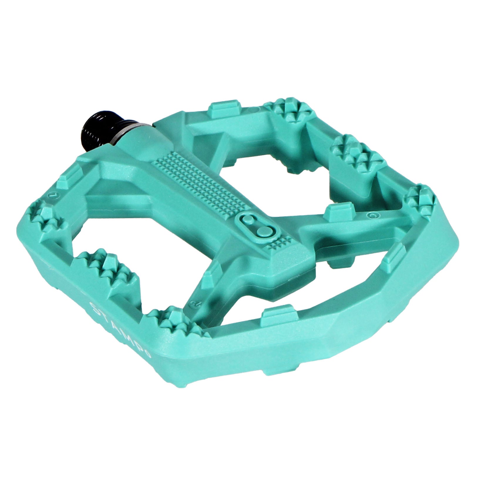 Crankbrothers Stamp 0 Small Platform Pedals - Turquoise – The Path Bike ...